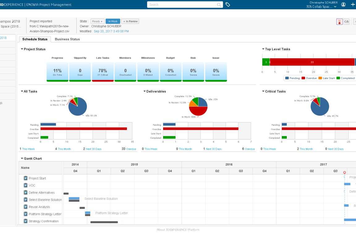 动态 - enovia达索PLM集成产品管理系统